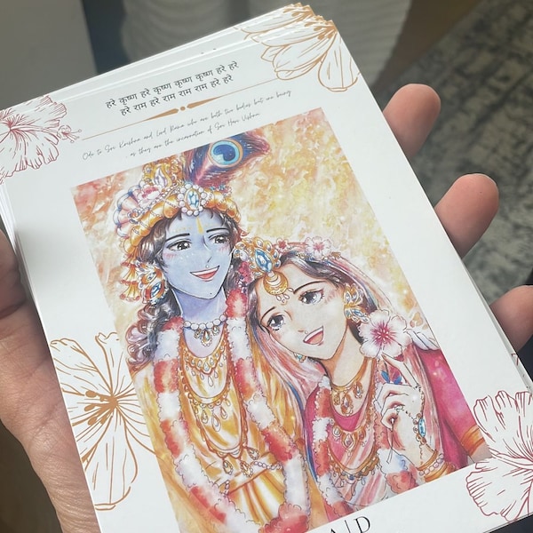 Buy HD File Cute Shri Radha Krishna, Kawaii Anime Radha Krishna Wall ...