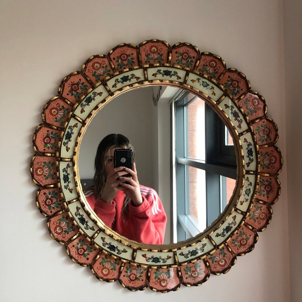 Peruvian Mirrors armoniosa 50cm Fuchsia Interior Decoration Wall Mirror ...