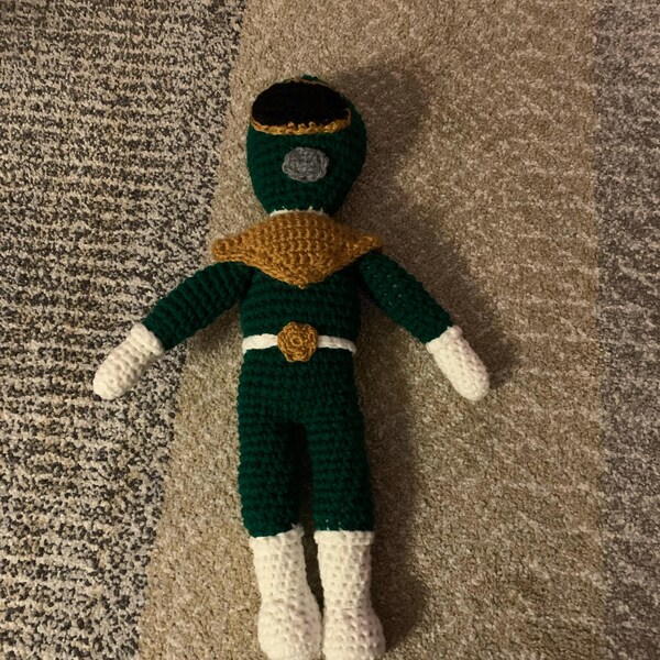 PDF Crochet Pattern | Power Ranger Crochet Pattern | Mighty Morphing ...