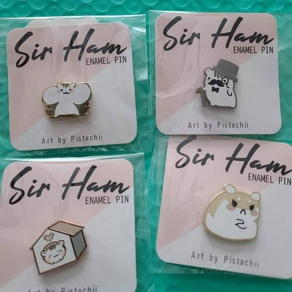 Sirham Hamster Pins : Full Ham - Etsy
