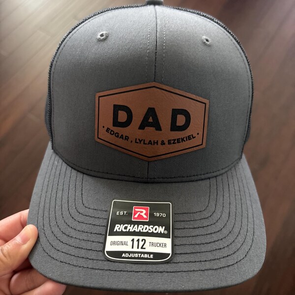 Personalized Dad Patch Hat, Dad Birthday Gift, New Dad Gift, Gift for ...