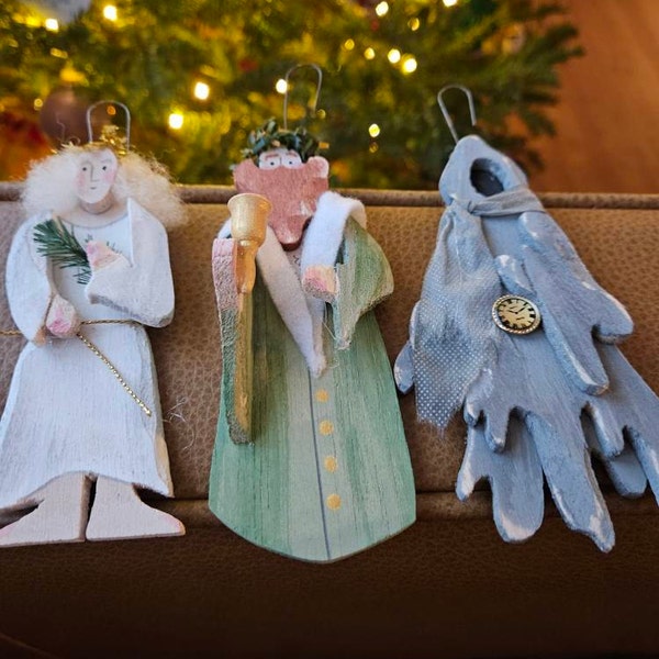 The Literary Gents Ornaments-shakespeare Ornament ,poe Ornament, Twain ...