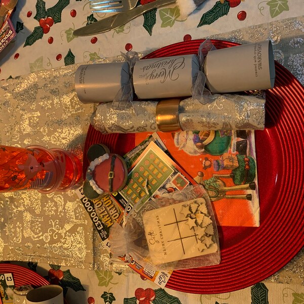 Personalised Christmas Favour Game / Noughts and Crosses / Table ...