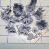 50pc Fish Miniature 3D Printed Dnd Scatter Terrain Dungeons and Dragons ...