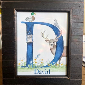 Watercolor Nature Themed Month Printable, Pocket Chart Calendar Months ...