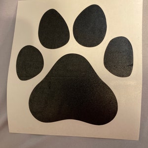 Pet Paw Vinyl Decal Dog Paw Decal Dog Paw Print Vinyl Decal | Etsy