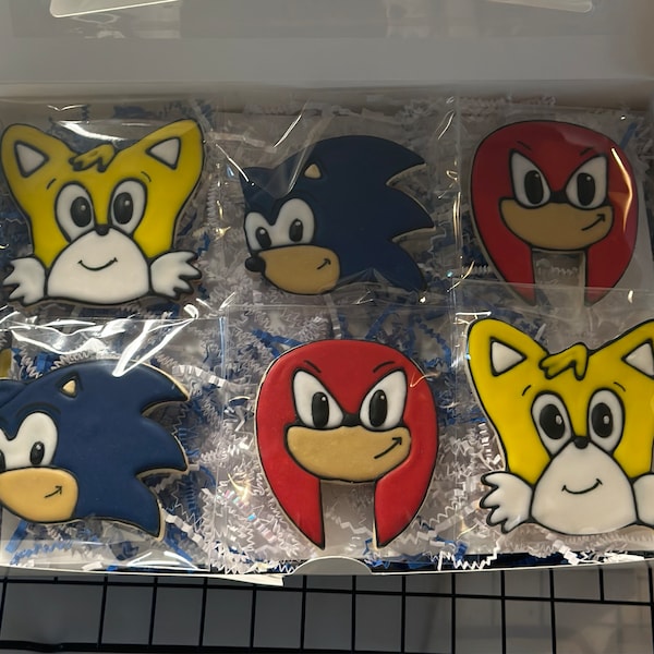 Sonic Tails & Knuckles Cookie Cutter Set - Etsy