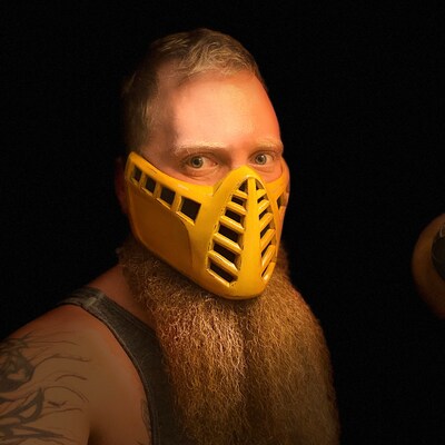 Scorpion Mask MK11 Classic for Cosplay - Etsy