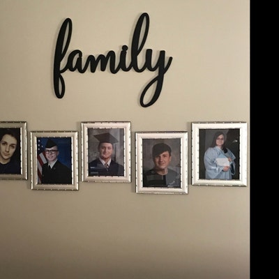 Painted Family Sign Family Wall Sign Family Wall Plaque - Etsy
