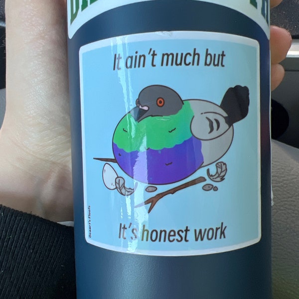 Timberdoodle Sticker | Funny Vinyl Weatherproof Water Bottle ...