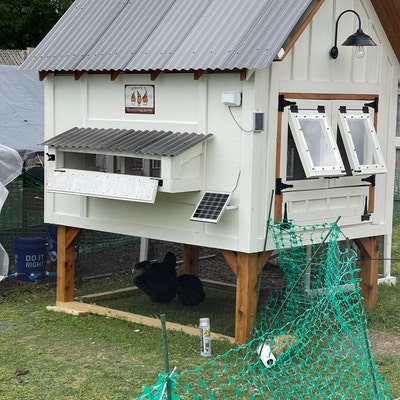 Chicken Coop Plans With Attached Run for 12-20 Chickens - Etsy