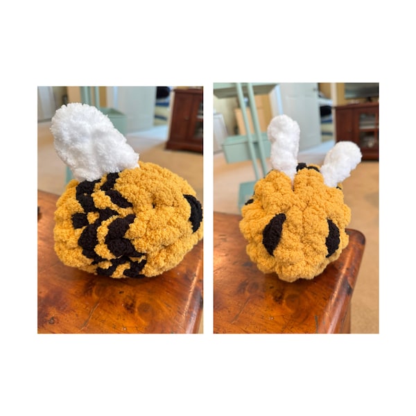 Hand Knit MINI Bee Pattern, BEGINNER Video Tutorial, Learn How to ...