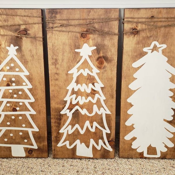 Christmas Tree SVG Rustic Hand Drawn Christmas Trees Hand Drawn ...