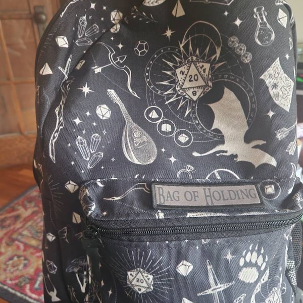 DND BACKPACK, Dnd Backpack for School, Dungeons and Dragons Backpack ...