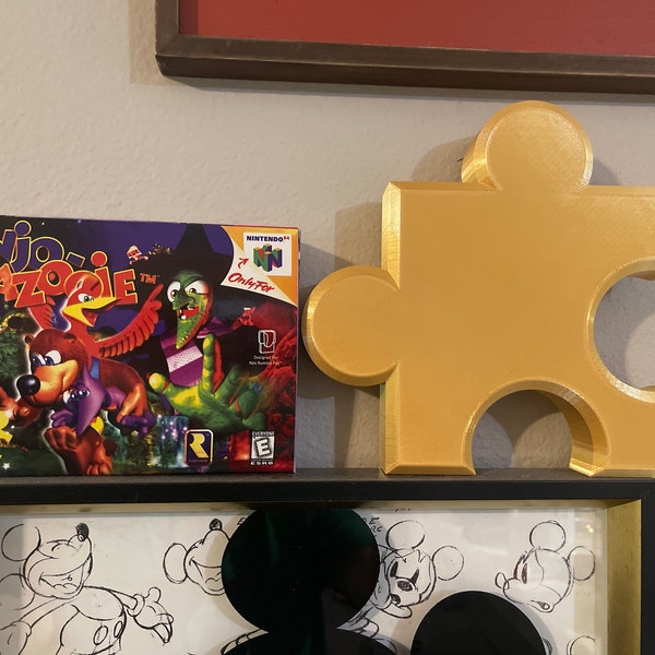 Banjo Kazooie Jiggy Large Puzzle Piece - Etsy