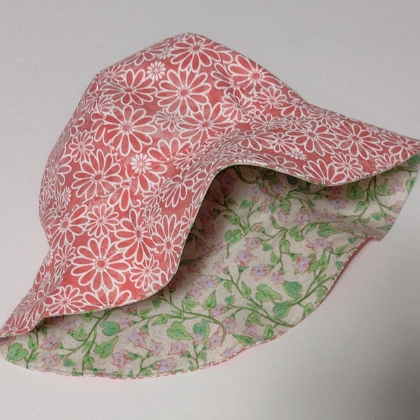 SEWING PATTERN - Kids Reversible Sun Hat Pdf Sewing Pattern Download ...
