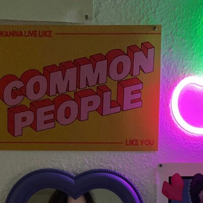 Common People Pulp Jarvis Cocker Lyrics Print A0 A1 A2 - Etsy