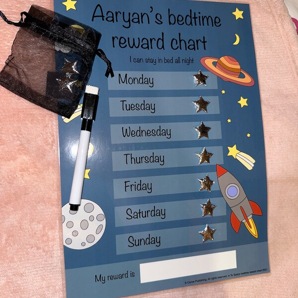 In to Space - Home School Diary - Etsy
