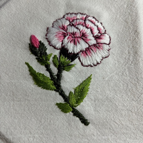 Hyacinth Embroidery Pattern Easy Floral Embroidery Pattern Beginner ...