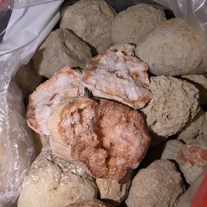 100 Count Whole Unopened Uncut Mini Geodes Jewelry Size Lapidary ...