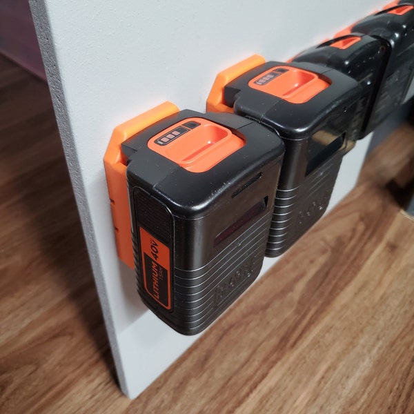 Kobalt Battery Holder - Pegboard Mount Battery Holder for Kobalt 24V ...