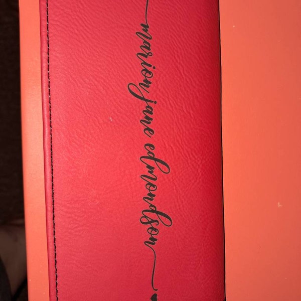 Custom Monogram Checkbook Cover, Personalized Checkbook Holder, Custom ...