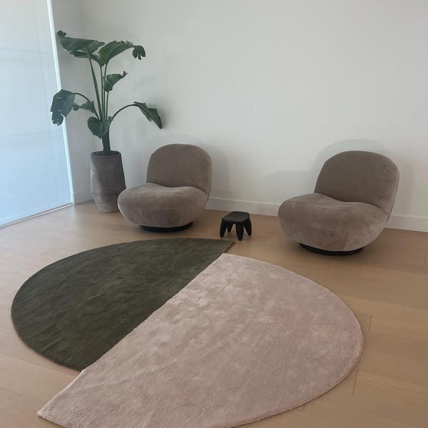 Luxury Modern Handtufted Rug, Loop-cut Rug, Zig-zag Rug, Woolen Rugs ...
