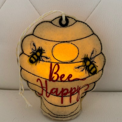 DIGITAL PATTERN, Beehive, T-light Cover, Freestanding, Decoration, 4x4 ...