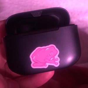 Small Orange Frog Mini Stickers Waterproof Waterbottle Stickers Tiny ...