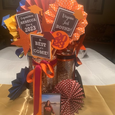 Graduation Centerpiece, Graduation Table Decor, Graduation Party ...