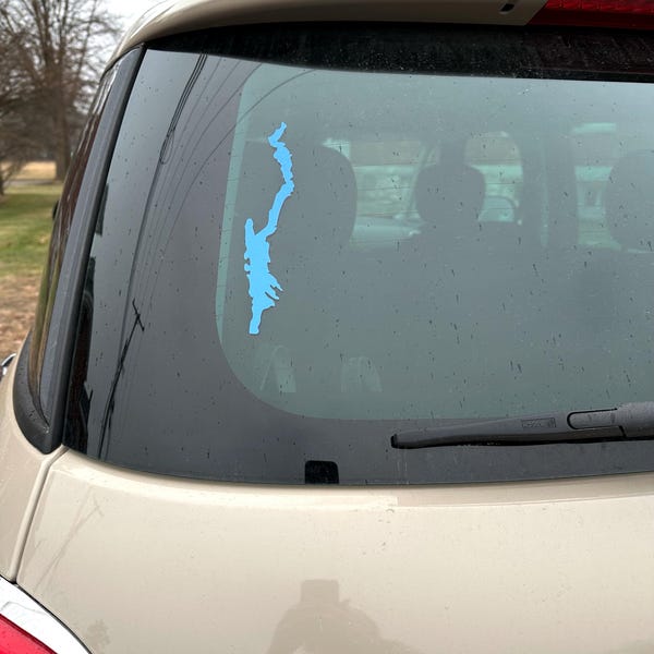 Lake George Decal, Lake George Outline, Lake George Car Decal,lake ...