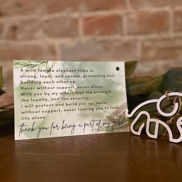 Elephant Friendship Gift, Elephant Ornament, Special Friend Keepsake ...