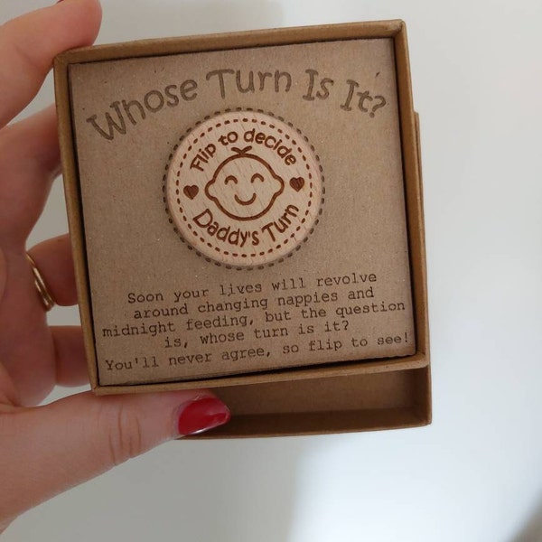 Baby Decision Coin / Best Baby Shower Gift / Novelty Gift / New Parent ...