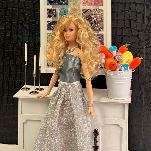 Handmade Lace Fashion Doll Wedding Gown - Etsy