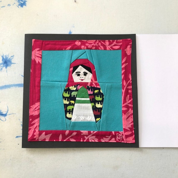 Matryoshka Quilt Block, Paper Pieced Quilt Pattern, PDF Pattern ...