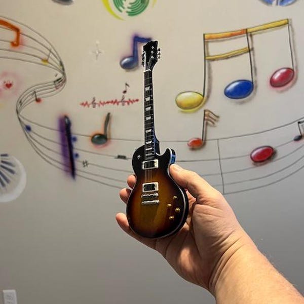 TOM PETTY Mini Sunburst Guitar Memorabilia Free Stand Display Gift - Etsy