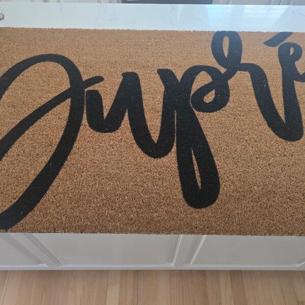 Extra Large Personalized Name Doormat,large Last Name Personalized Doormat,double Doormat,custom ...