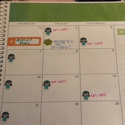 EMT Emergency Rescue Ambulance Vehicle Sticker for Planners, Calendars ...