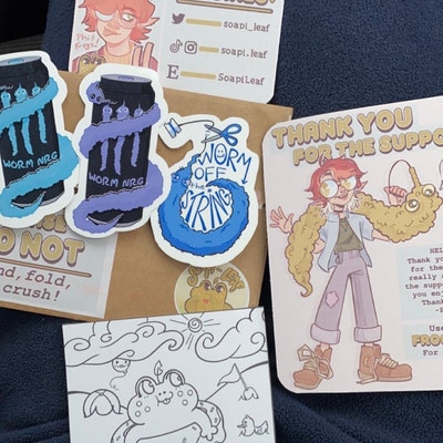 Ghost With Frogs Glossy Vinyl Sticker - Etsy