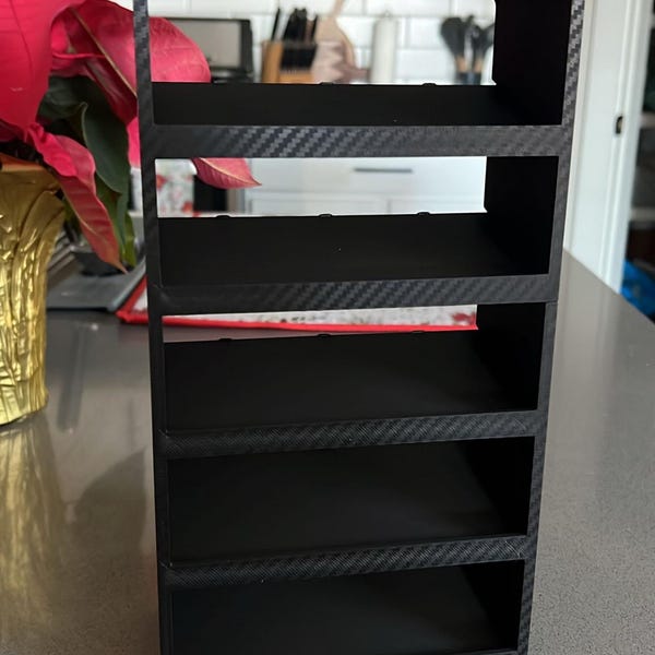 V2 6 Car Tilted Bburago 1:43 1/43 F1 Formula 1 Race Car Display Stand W ...