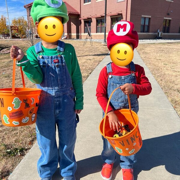Mario and Luigi Inspired Hat PDF Pattern Instant Download - Etsy