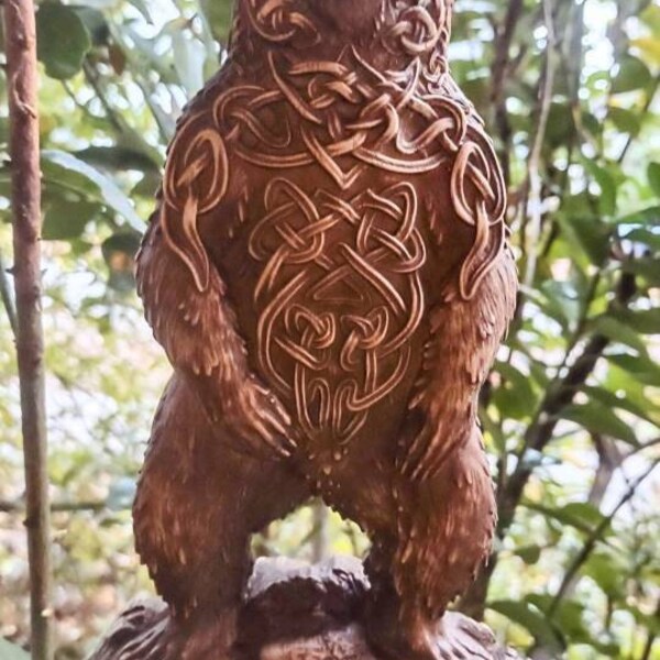 Celtic Bear, Bear Sculpture, Gaulish, Celtic Goddess, Bear Statue ...