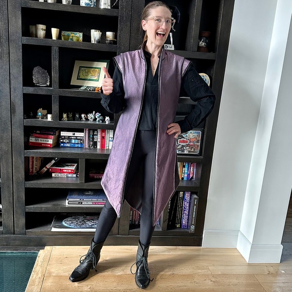 Men's Fantasy Tabard Vest With Lacing - PDF Pattern for Instant ...