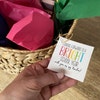 EDITABLE Back to School My Teacher Gift Tag Bright School - Etsy