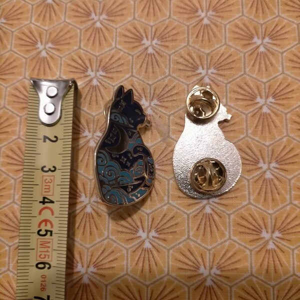 Sun & Moon Cat Enamel Pin ; Moon Cat, Sun Cat, Lapel Pin, Brooch Pin 1.5 Inch, Celestial, Cat ...