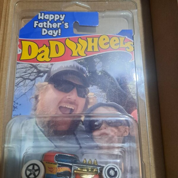 Custom Hotwheel Car Happy Fathers Day Gift Gift Custom Gifts ...