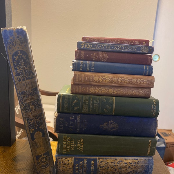 Adopt an Antique 100 Year Old Book Worn Loved Hardback Books Vintage ...