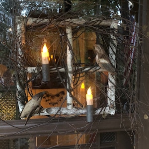 Handmade Decorative Natural Birch WINDOW FRAME Wreath Picture Frame - Etsy