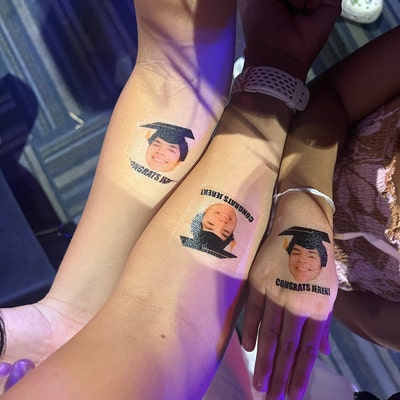 Custom Graduation Tattoos Graduation Party Favors, Graduation Party ...