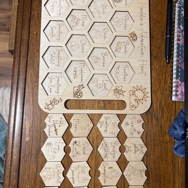Kids Nature Scavenger Hunt Board, Homeschool Preschool Montessori ...